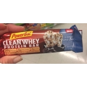 PowerBar Clean Whey Protein Bar, Cookies And Cream: Calories, Nutrition ...