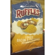 Ruffles Loaded Bacon And Cheddar Potato Skins: Calories, Nutrition ...