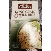 Earthly Grains Long Grain Wild Rice Mix, Garlic And Herb: Calories, Nutrition Analysis & More ...