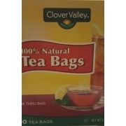 Clover Valley Tea Bags: Calories, Nutrition Analysis & More | Fooducate