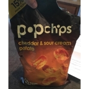 Popchips Cheddar & Sour Cream Potato: Calories, Nutrition Analysis ...