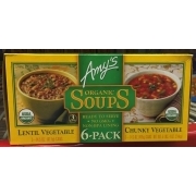 Amy's Organic Soups, Variety Pack: Calories, Nutrition Analysis & More ...