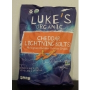 Luke's Organic Cheddar Lightning Bolt, Multigrain Cheddar Cheese Snacks ...