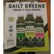 Daily Greens Organic And Cold Pressed, Daily Greens, Purity: Calories ...