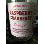 Trader Joe's Raspberry Cranberry Spritzer: Calories, Nutrition Analysis & More | Fooducate