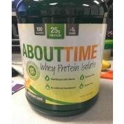 About Time Whey Protein Isolate, Dietary Supplement: Calories ...