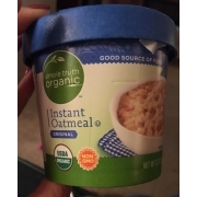 Simple Truth Organic Instant Oatmeal, Original: Calories, Nutrition ...