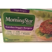 Morning Star Farms Garden Veggie Burgers: Calories, Nutrition Analysis ...