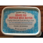 Trader Joe's Grass Fed Buffalo Milk Butter: Calories, Nutrition ...