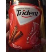 Trident Cinnamon, Soft Sticks Sugar Free Gum: Calories, Nutrition ...