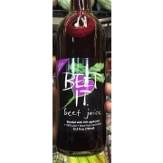 Beet It Beet Juice, Blended With 10% Apple Juice: Calories, Nutrition ...