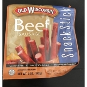 Old Wisconsin Beef Sausage: Calories, Nutrition Analysis & More | Fooducate