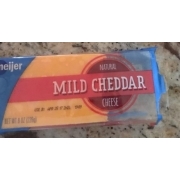 Meijer Cheese, Mild Cheddar: Calories, Nutrition Analysis & More ...