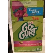 Yoplait Go Gurt Punch Flavor, Strawberry Watermelon: Calories ...