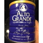 Alto Grande 100% Puerto Rican Coffee: Calories, Nutrition Analysis ...