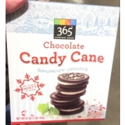 365 Sandwich Cremes Cookies, Chocolate Candy Cane: Calories, Nutrition ...