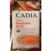 Cadia Vegetable Broth: Calories, Nutrition Analysis & More | Fooducate