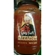 Guy Fieri Pasta Sauce, Pepperoni Marinara: Calories, Nutrition Analysis ...