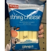 Weis Quality String Cheese: Calories, Nutrition Analysis & More | Fooducate