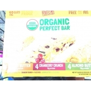 Perfect Bar Organic Perfect Bar, Variety Pack: Calories, Nutrition ...