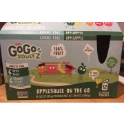 Gogo Squeez Apple Sauce On The Go, Variety Pack: Calories, Nutrition Analysis & More | Fooducate