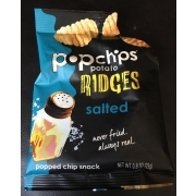 Popchips Ridges Salted, Popped Chip Snack: Calories, Nutrition Analysis ...