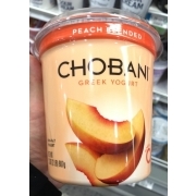 Chobani Greek Yogurt, Blended, Peach: Calories, Nutrition Analysis ...