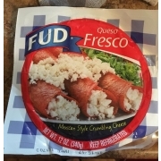 Fud Queso Fresco Mexican Style Crumbling Cheese: Calories, Nutrition ...
