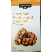 Clover Valley Coconut Fudge And Caramel Cookies: Calories, Nutrition ...