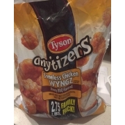 Tyson Any'tizers, Boneless Chicken Wyngz, Honey BBQ: Calories ...