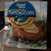Great Value Tunavations, Lemon Pepper Tuna Patty: Calories, Nutrition ...
