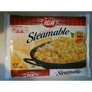 IGA Grade A Fancy Steamable Cut Corn: Calories, Nutrition Analysis ...
