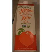 Nancy's Lowfat Cultured Milk Kefir, Peach, A Probiotic Drink Sweetened ...