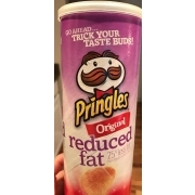 Pringles Original Reduced Fat Chips: Calories, Nutrition Analysis ...