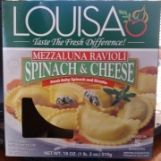 Louisa Mezzaluna Ravioli, Spinach And Cheese: Calories, Nutrition ...