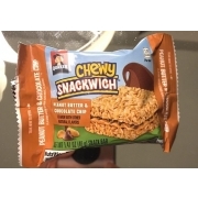 Quaker Chewy Snackwich, Peanut Butter And Chocolate Chiip: Calories ...