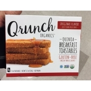 Qrunch Organics Quinoa Breakfast Toastables: Calories, Nutrition ...