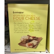 Publix Green Wise Brown Rice Crackers, Four Cheese: Calories, Nutrition ...