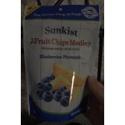 Sunkist Fruit Chips Medley, Blueberries Pineapple: Calories, Nutrition ...