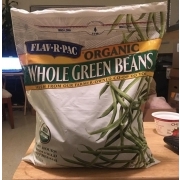 Flav-R-Pac Organic Whole Green Beans: Calories, Nutrition Analysis ...