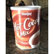 Meijer Hot Cocoa Mix, Original: Calories, Nutrition Analysis & More ...