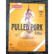 Pint Sized Kitchen Pulled Pork Bites: Calories, Nutrition Analysis ...