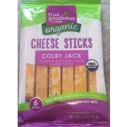 True Goodness Cheese Sticks, Colby Jack: Calories, Nutrition Analysis ...