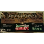Cabot Alpine Cheddar Nutty And smooth Hints Of Swiss And Parmesan ...
