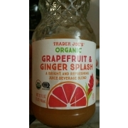 Trader Joe's Grape Fruit And Ginger Splash: Calories, Nutrition Analysis & More | Fooducate