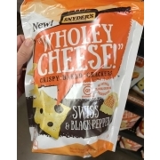 Snyder's Of hanover New Wholey Cheese Crispy Baked Crackers: Calories ...