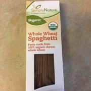User added: simply nature organic whole wheat spaghetti: Calories ...