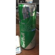 Red Bull Energy Drink, The Lime Edition: Calories, Nutrition Analysis ...