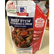 McCormick Slow Cooker Sauce, Beef Stew: Calories, Nutrition Analysis ...