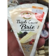President Soft Ripened Cheese, Triple Creme Brie: Calories, Nutrition ...